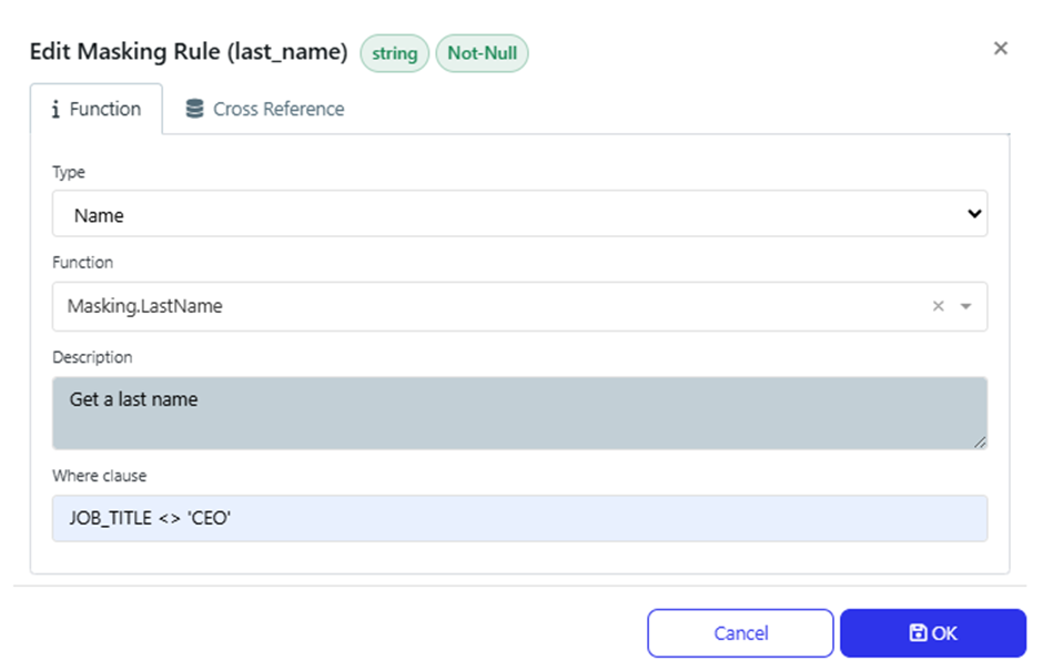 4. Consistent masking and conditional masking